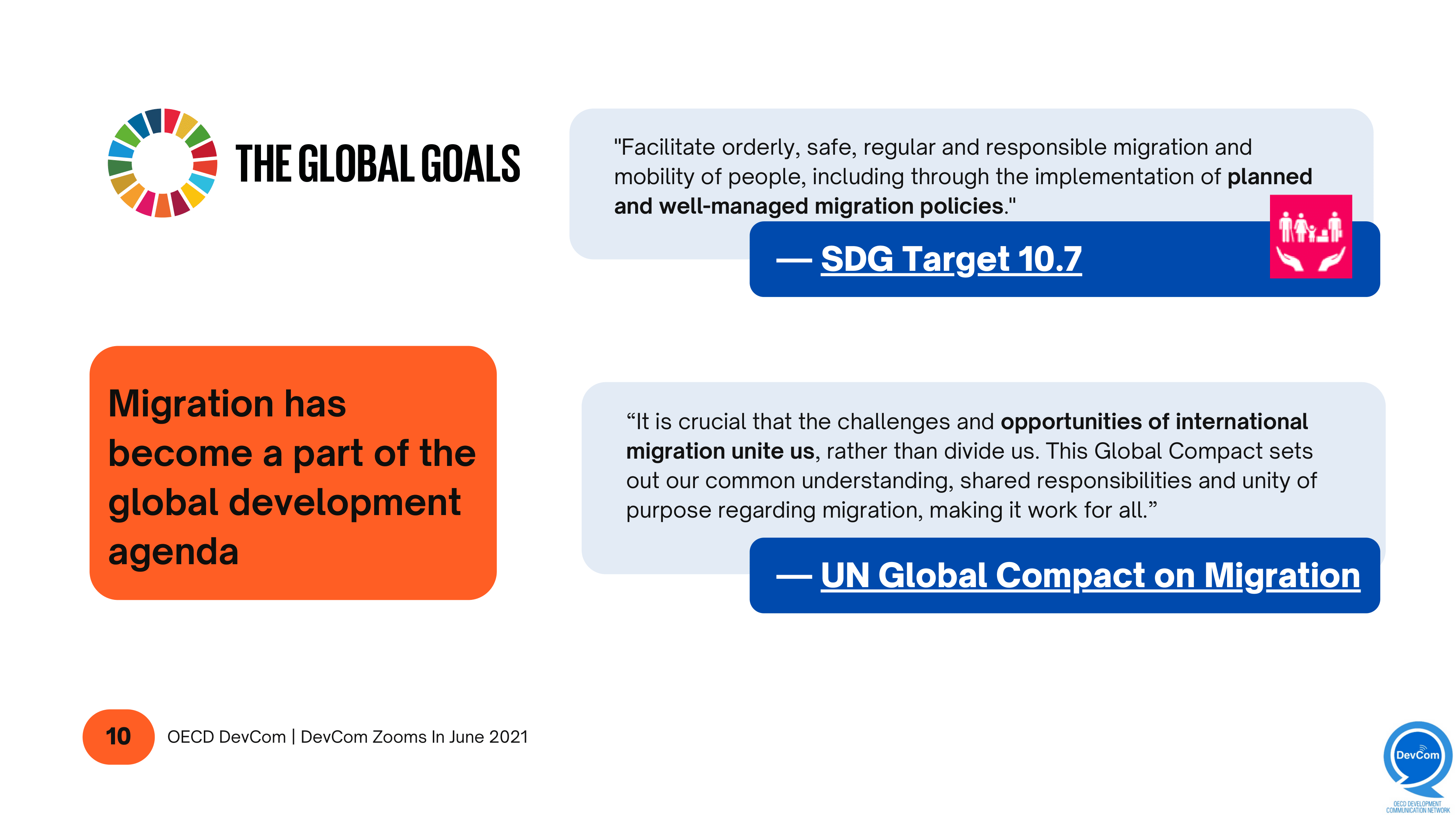 Migration Deck – p.10 – The SDG Communicator